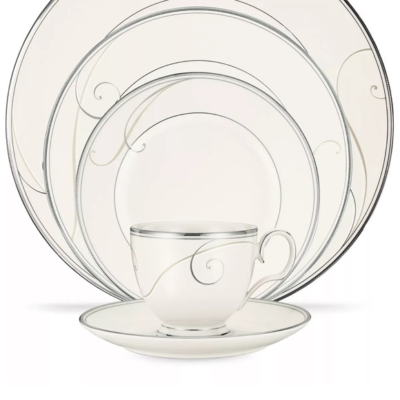 Noritake | Dining | 2 Noritake Platinum Wave 5pc Dinnerware Place Settings | Poshmark